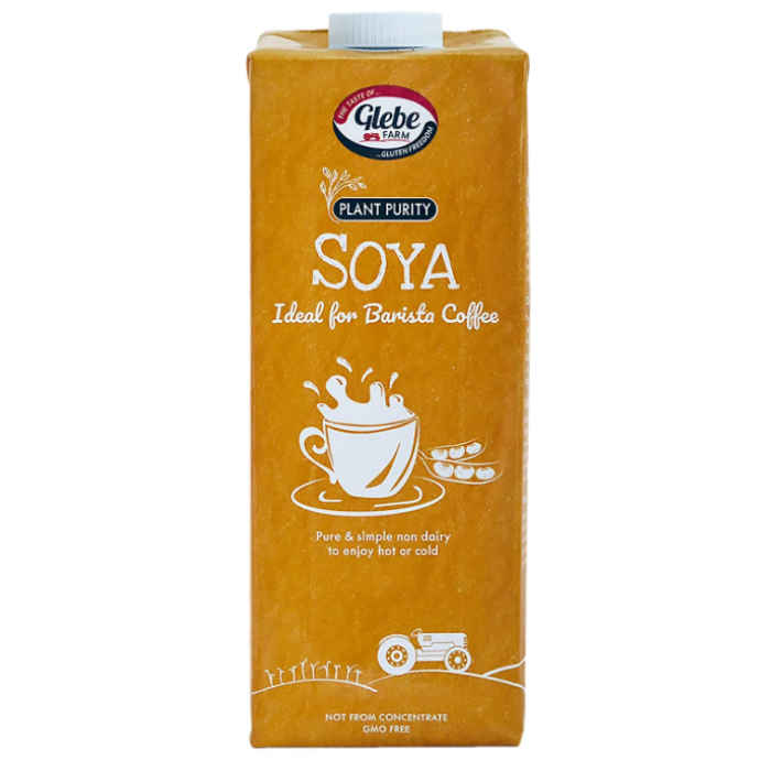 Glebe Farm Gluten Free Sweetened Barista Soya Milk 1 Litre